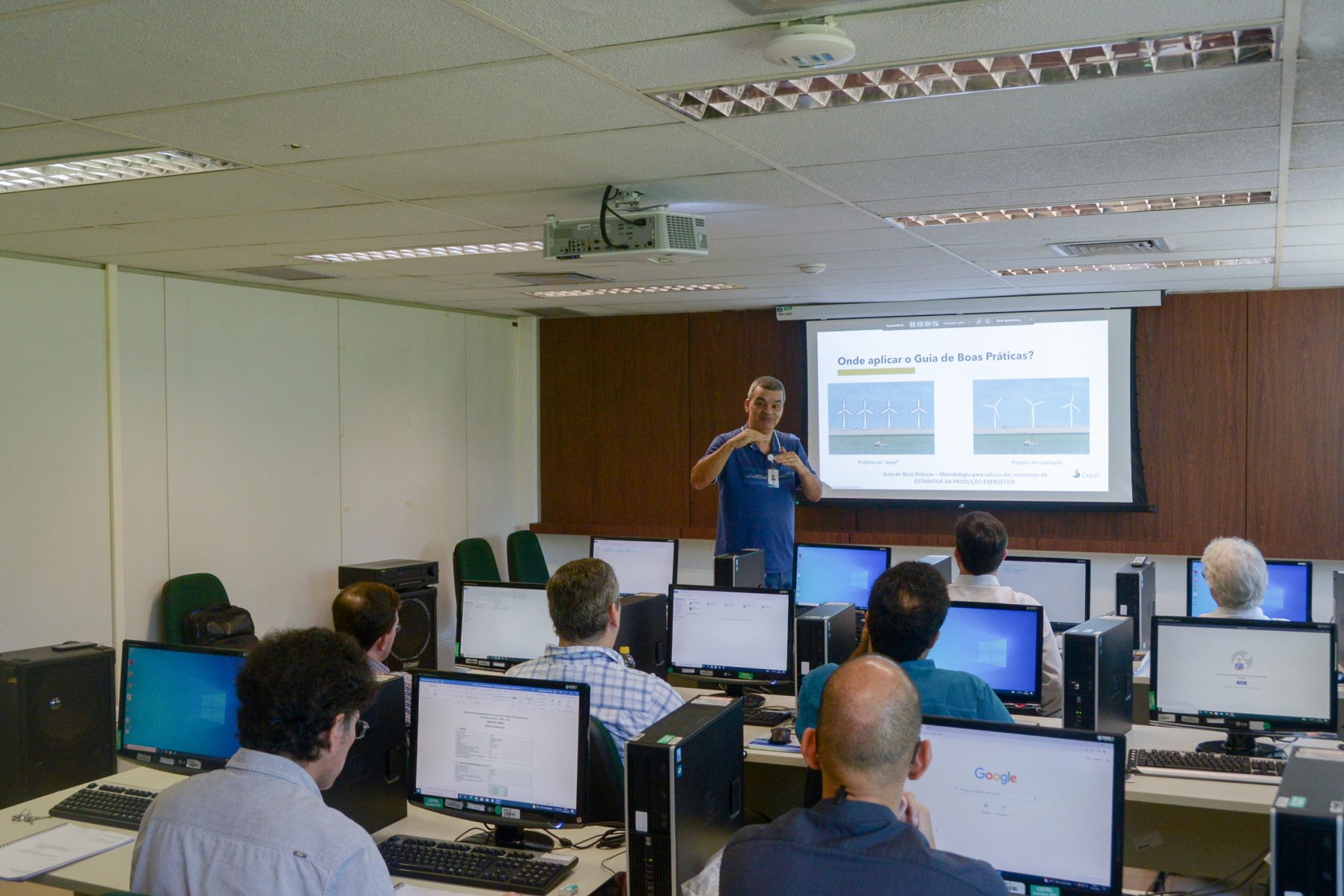 Cepel realiza treinamento presencial de eólica para alunos da ...